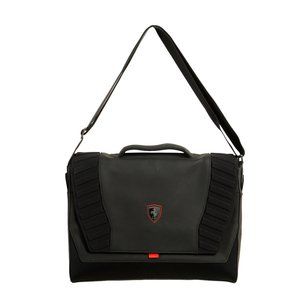Scuderia Ferrari | Bags | Scuderia Ferrari Black Logo Laptop Messenger ...